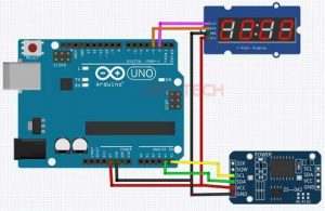 Jam Digital dengan Modul TM1637 dan Arduino UNO