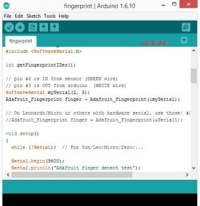 Membuat Fingerprint dengan Arduino