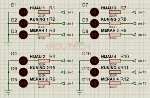 Traffic Light Controller dengan Arduino UNO