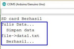 Menyimpan dan Membaca MicroSD Card dengan Arduino UNO